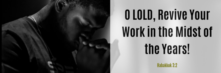 Revive Me, O Lord | Haly Ministries