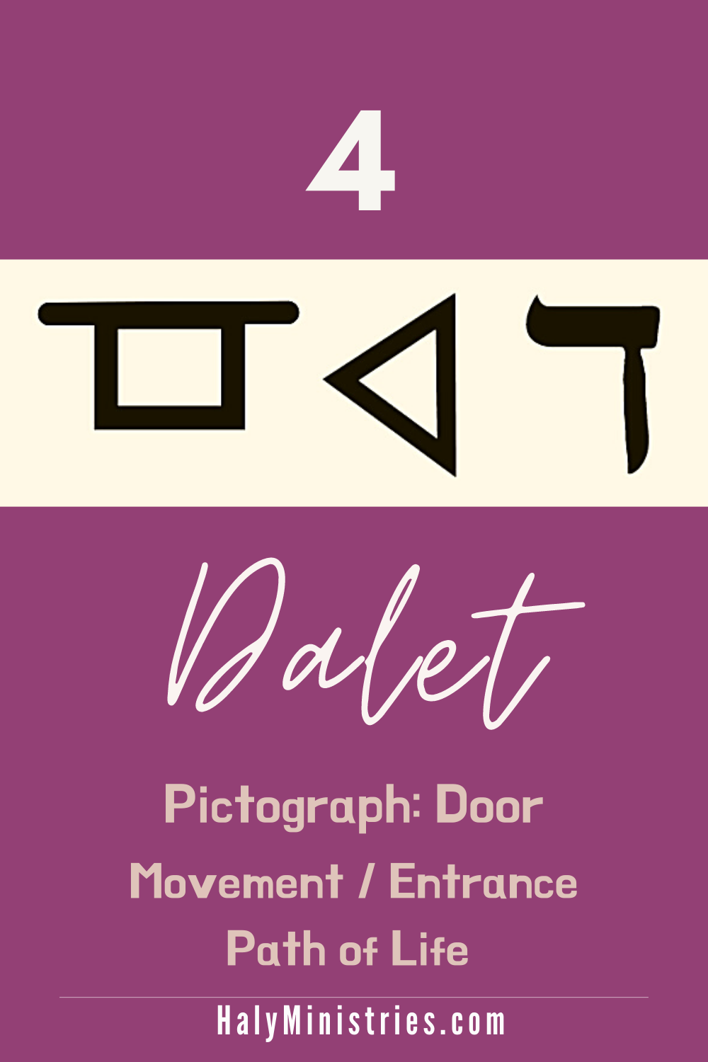Hebrew Letter Dalet: Exploring Its Christian Significance