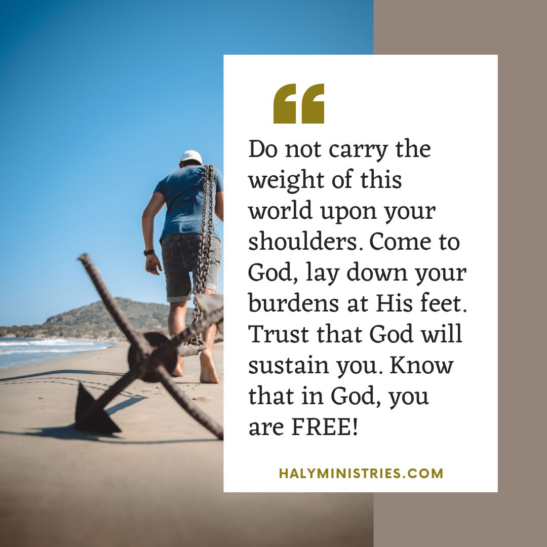 Cast Your Burdens Upon the Lord: The Promise in Psalm 55:22