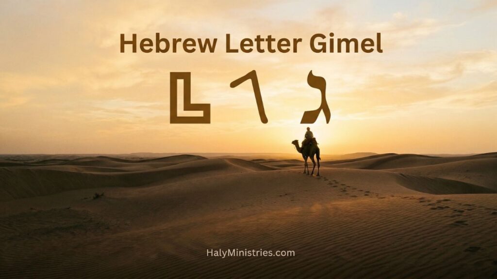 Hebrew Letter Gimel: The Camel, the Burden and the Blessing